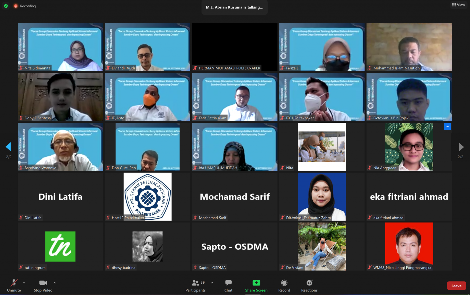 Polteknaker Mengadakan FGD Strategi Pengembangan Politeknik ...
